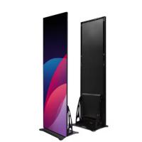 China Indoor LED Poster Display P2.5mm 500x1000mm Cabinet Foldable Advertising Screen for sale