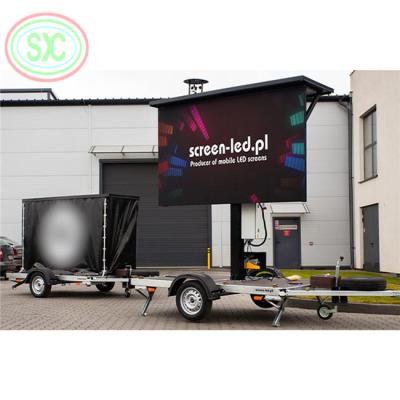 China SCX P5 Mobile Truck LED Display 5000-8000 Nits IP65 Waterproof Outdoor Advertising Screen for sale