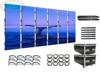 China P3.91 Indoor LED Display 500x500mm Cabinet 1500cd/m2 Brightness Stage Backdrop Video Wall System for sale