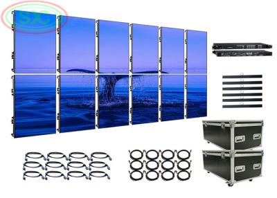 China P3.91 Indoor LED Display 500x500mm Cabinet 1500cd/m2 Brightness Stage Backdrop Video Wall System for sale