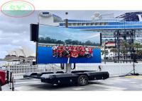 China P6 6mm Car LED Sign Display 6500cd High Brightness Multimedia Control System for Truck Advertising for sale