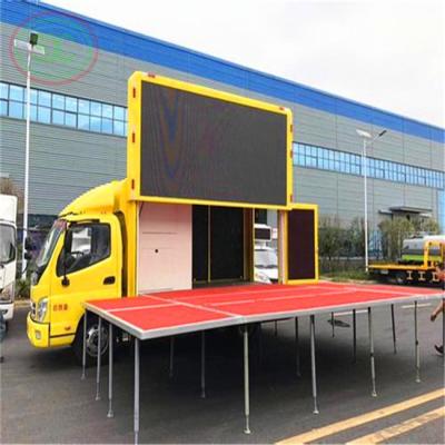 China P2.5 Mobile Truck LED Display 320x160mm SMD2727 5000-8000 Nits IP65 Iron or Aluminum Cabinet for sale