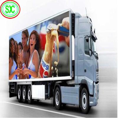 China P2.5 Truck Mounted Mobile LED Display IP65 5000-8000 Nits High Refresh for sale