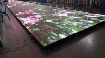 China DMX512 LED Dance Floor P3.91 20W 220V RGB Color Changing Light Up Floor for Events for sale