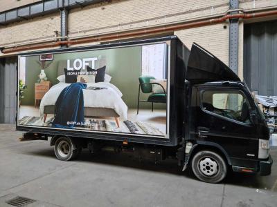 China P5 Mobile Truck LED Display 320x160mm Module IP65 5000-8000 Nits Outdoor Full Color for sale