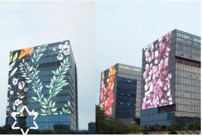 China SMD2121 Led Type Transparent Digital Display for and 0.2KG/PC Module Weight for sale