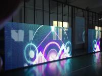 China IP43 Waterproof Transparent LED Display G7.82-7.82 6.2kg Aluminum Cabinet for sale