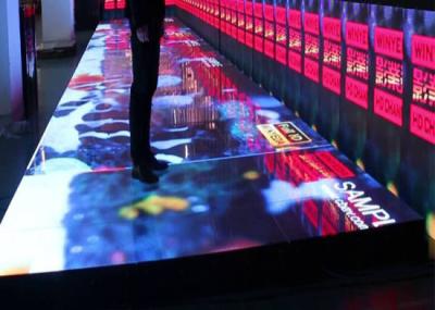 China P 3.91 LED Dance Floor 20W DMX512 Control IP43 Waterproof Indoor Use for sale