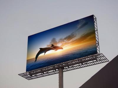 China Outdoor LED Billboard 7000nits Brightness IP65 120° View Angle for Advertising for sale