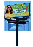 China 7000nits Outdoor LED Billboard IP65 Novastar Control System Full Color Display 860w/m2 for sale