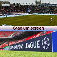 China P10 SMD Stadium LED Display 6500cd/m² Brightness 5000:1 Contrast Ratio 60Hz Frame Rate for sale