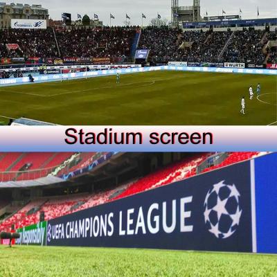 China P10 SMD Stadium LED Display 6500cd/m² Brightness 5000:1 Contrast Ratio 60Hz Frame Rate for sale