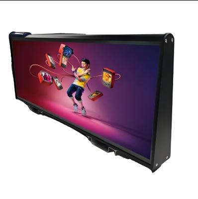 China 96x32 cm Car LED Panel 5mm Pitch 1R1G1B DC 5V Outdoor Advertising Display for sale