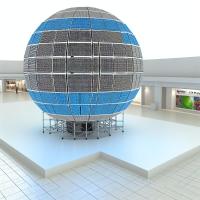 China Epistar LED Chip Sphere LED Display IP43 DC5V for Shopping Mall Events for sale