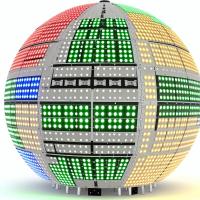 China Epistar LED Chip Sphere LED Display IP43 DC5V for Shopping Mall Events for sale