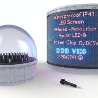 China Waterproof IP43 Sphere LED Screen with Resolution Epistar Led Chip DC5V for sale