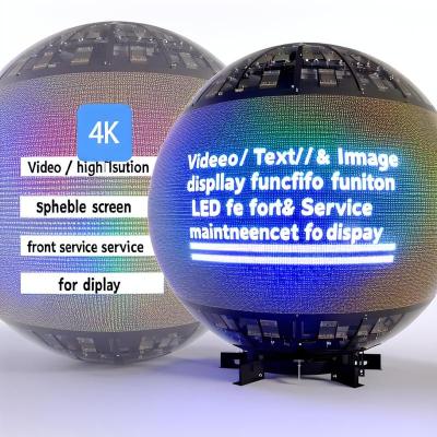 China Sphere LED Screen Front Service Maintenance DC5V IP43 320x160mm Video Text Image Display for sale