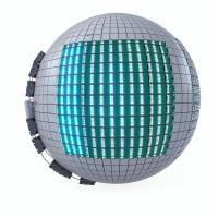 China 320x160mm Globe LED Display DC5V Sphere LED Screen with Epistar Chips for sale