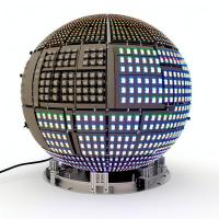 China Epistar Led Chip Powered Sphere LED Screen with ISO Certification and Waterproof IP43 for sale