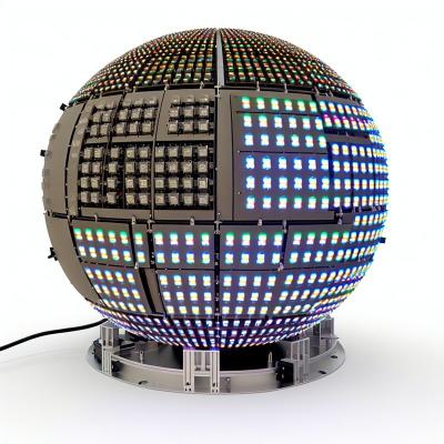 China Epistar Led Chip Powered Sphere LED Screen with ISO Certification and Waterproof IP43 for sale