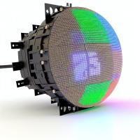 China Epistar Led Chip Powered Sphere LED Screen with ISO Certification and Waterproof IP43 for sale