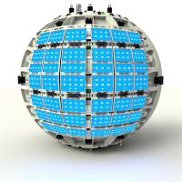 China Epistar Led Chip Powered Sphere LED Screen with ISO Certification and Waterproof IP43 for sale