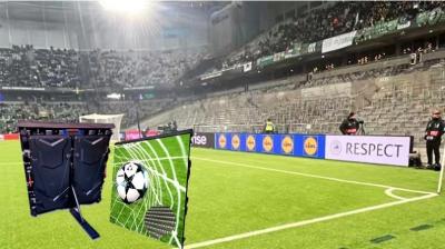 China Stadium LED Display P10 SMD 5000 1 Contrast Ratio IP65 40000Pixel/sqm 6500cd/m² Brightness for sale