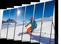 China P2.5mm 320x160mm LED Poster Display 1R1G1B 680x2000mm Screen for Commercial Use for sale