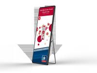 China P2.5mm 680x2000mm Aluminum LED Poster Display for Advertising for sale