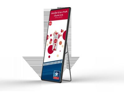 China P2.5mm 680x2000mm Aluminum LED Poster Display for Advertising for sale
