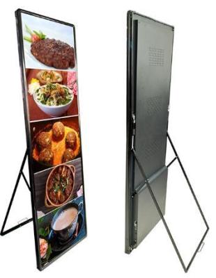 China Customizable P2.5mm LED Poster Display 320x160mm Module Aluminum Cabinet 128x64 Resolution for sale