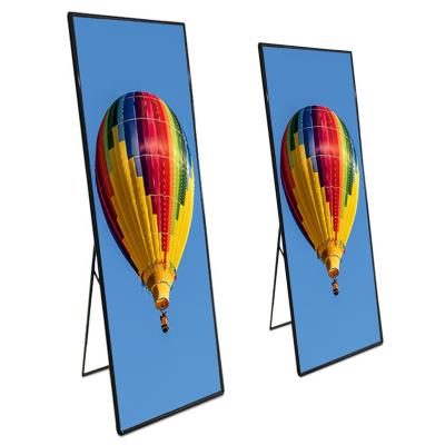 China P2.5 Aluminum LED Poster Display 680x2000mm SMD2121 for Commercial Advertising for sale