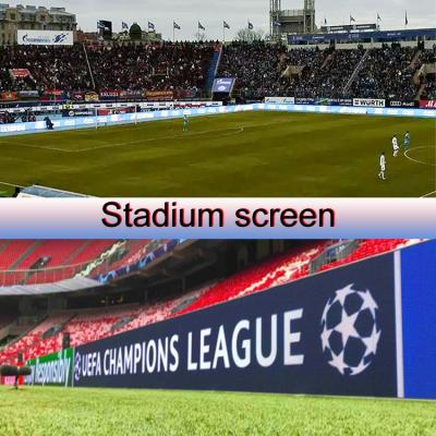China IP65 Cold Rolled Steel Stadium LED Display 6500cd/m2 Brightness P10 SMD3535 for sale