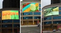 China Outdoor Full Color LED Display Board P5 40000 pixels per sqm 1000W max power for sale