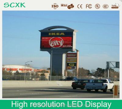 China P6 Fixed LED Display 7500cd/m2 Brightness Aluminum Cabinet Custom Size 5000h MTBF for sale