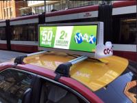 China P5 96x32cm Car LED Sign Display 192x64dot 1R1G1B DC5V CE ROHS FCC ISO2001 for sale