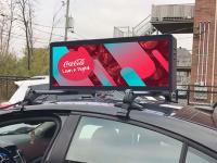 China 96*32 Cm Car LED Sign Display Asynchronous Control and DC 5V Voltage for Resolution Display for sale