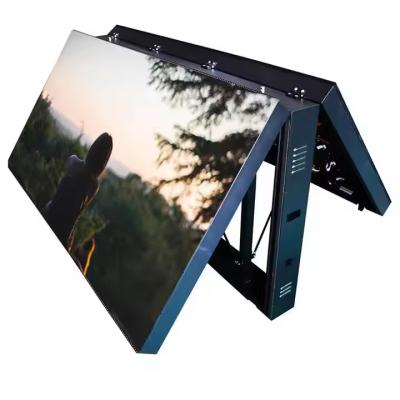China P6 Outdoor Double Sided LED Sign 192x192mm Front Service WiFi Billboard 62500 Pixels for sale