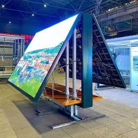 China P6 Outdoor Double Sided LED Sign 192x192mm Front Service WiFi Billboard 62500 Pixels for sale