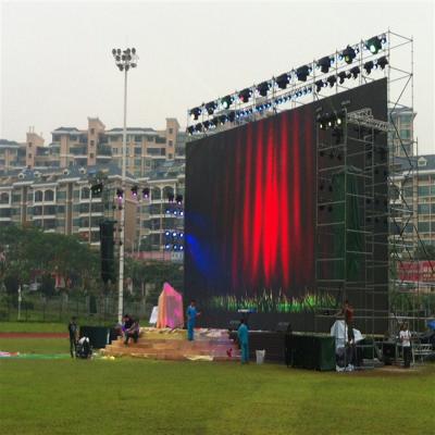 China P2.604 Rental LED Display 500x500mm Cabinet SMD2121 30000H MTBF 14-16bit Grayscale for sale