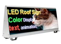 China Customizable Asynchronous Control Car LED Billboard with 192*64dot Screen Resolution for sale