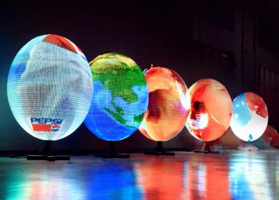 China Soft Module Flexible Outdoor LED Display P4.81 1/13 Scan Mode with 43,222 Pixels/m² and IP65 Rating for sale