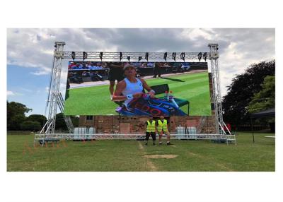 China P6 Outdoor Rental LED Display 576x576mm Die Cast Aluminum Cabinet 6500cd Brightness for sale