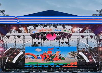 China SMD IP65 Outdoor Full Color LED Display Screen P10 320x160mm Building Advertising Billboard for sale