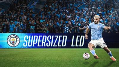 China P8 SMD Stadium LED Display 15625 Pixel/sqm 6500cd/m2 Brightness IP65 for sale