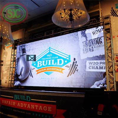 China Indoor Full Color LED Display P2.976 500x1000mm Die Cast Aluminum 250x250mm Module for sale