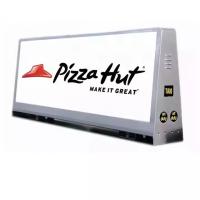 China P6 HD Full Color LED Car Roof Sign Display IP65 Waterproof 5000cd Brightness for sale