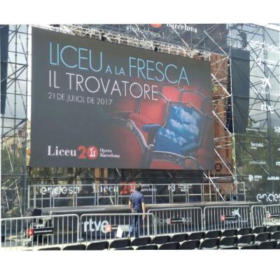China Outdoor Full Color LED Display with P10 Nova System Waterproof Iron Case 960*960 Advertising Panels for sale