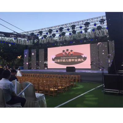 China Outdoor P3.91 Stage LED Screen 140 Degree Viewing Angle 8000cd Brightness for sale