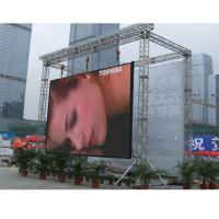 China SCXK DIP P10 Outdoor Full Color LED Display 6000cd/m² 960x960mm Cabinet for sale